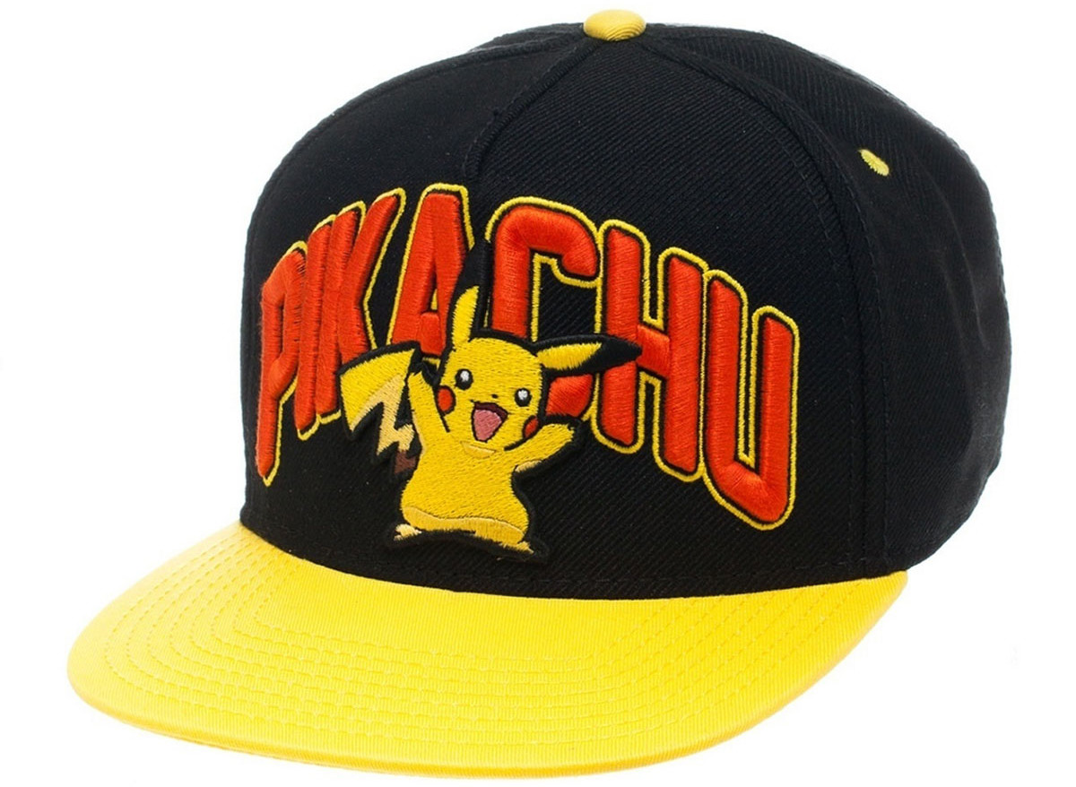 Pokemon - Pikachu Snap Back Baseball Cap - Heromic