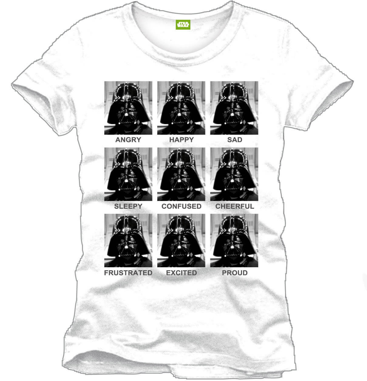 Star Wars - T-Shirt Darth Vader Emotions - Heromic