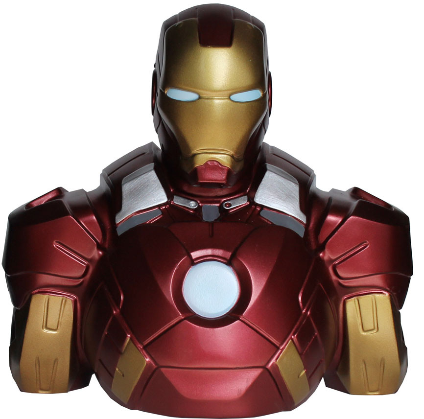 Marvel - Iron Man Bust Bank - Heromic Marvel - Iron Man Bust Bank - Heromic