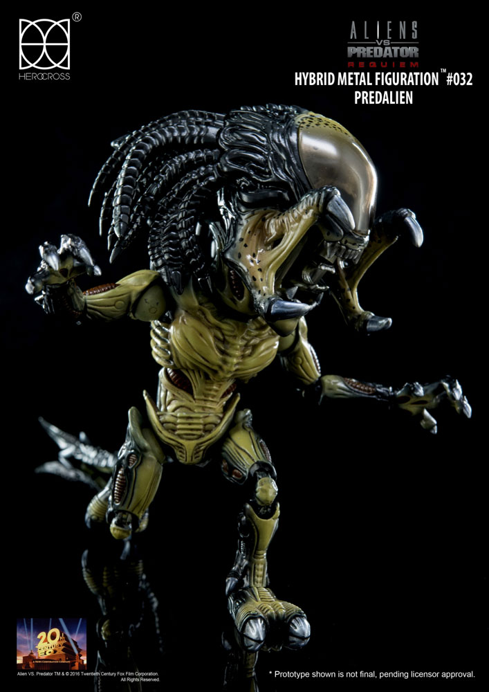 Alien vs Predator - Predalien - Hybrid Metal Action Figure - Heromic