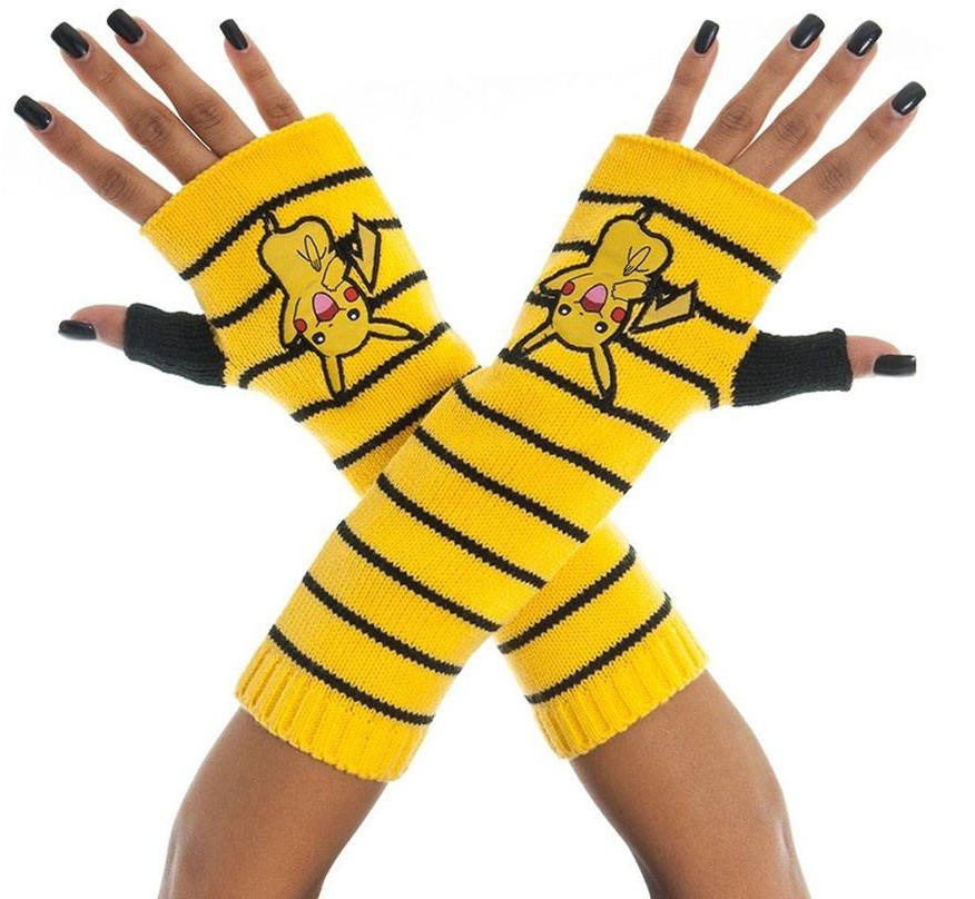 Pokemon - Pikachu Fingerless Gloves - Heromic