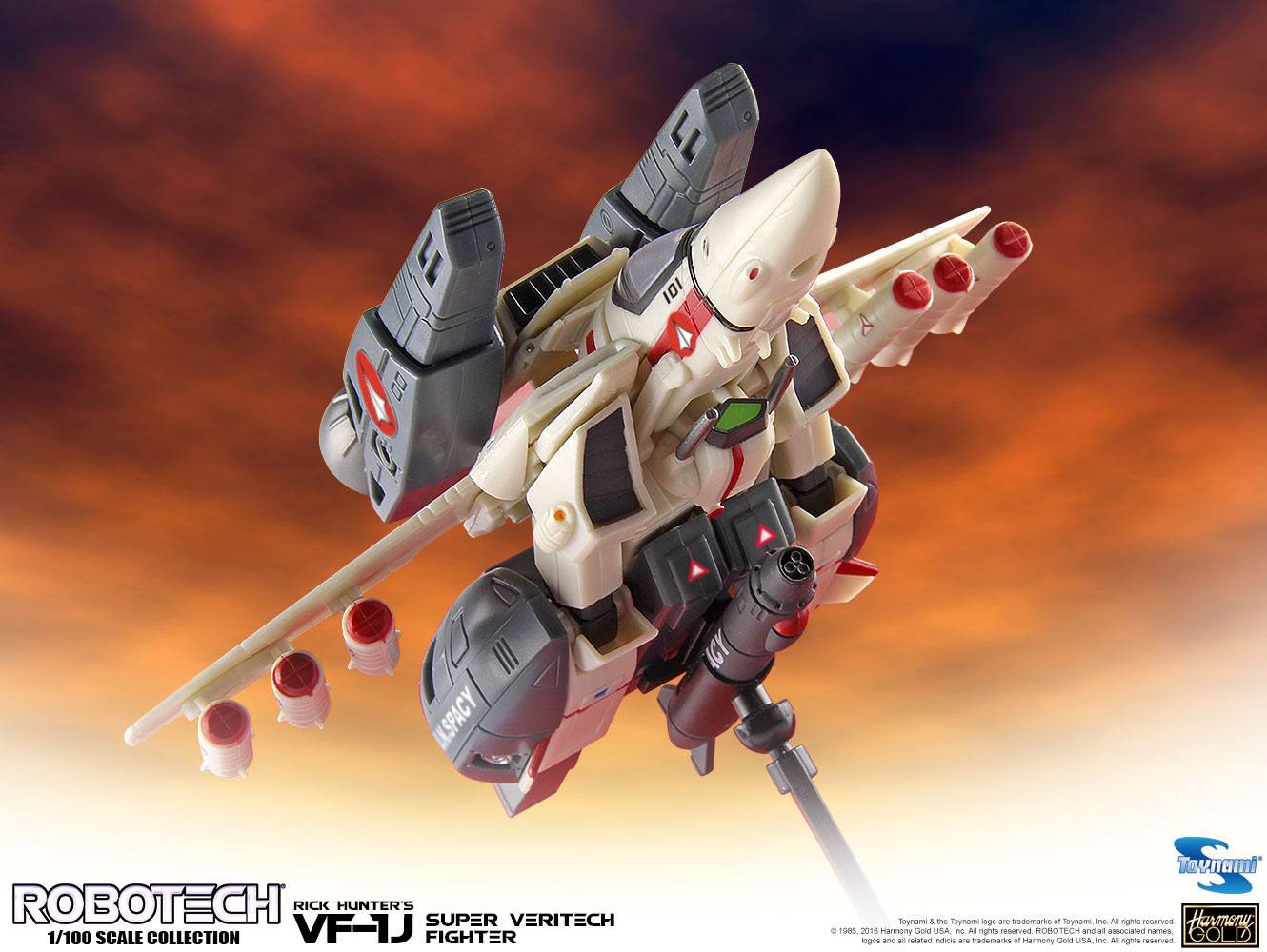 Robotech - VF-1J Rick Hunter Super Veritech Fighter - Heromic