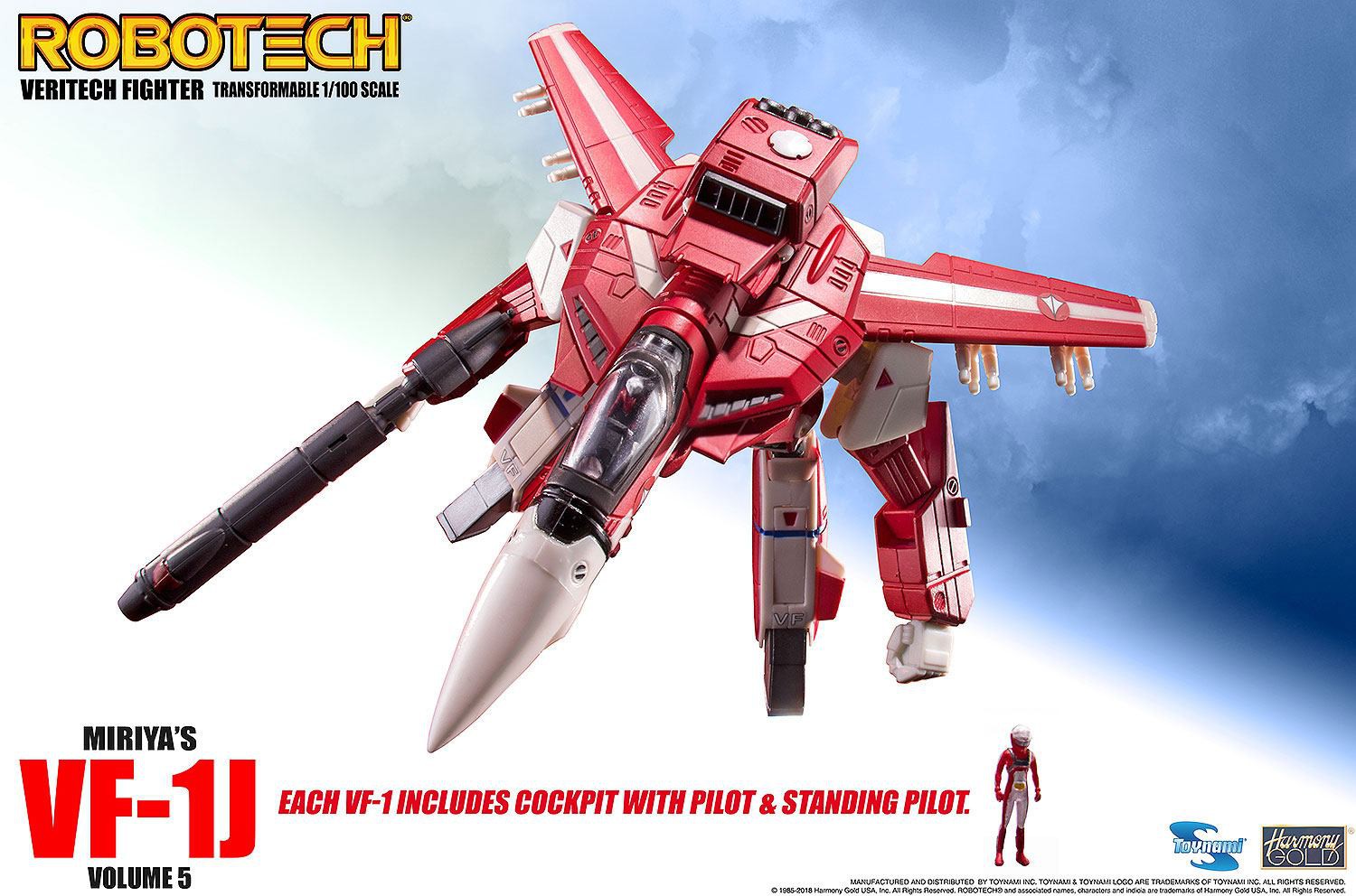 Robotech - Miriya Sterling VF-1J Veritech Micronian Pilot - Heromic