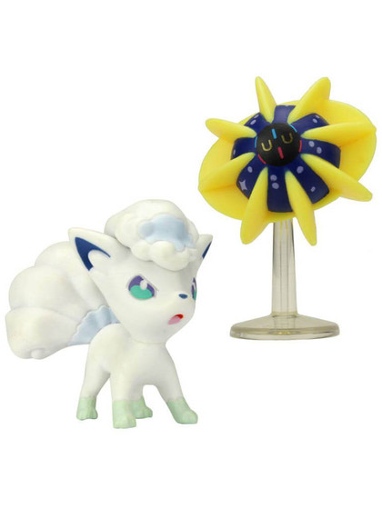 Pokemon - Battle Mini Figures Cosmoem & Alolan Vulpix - Heromic