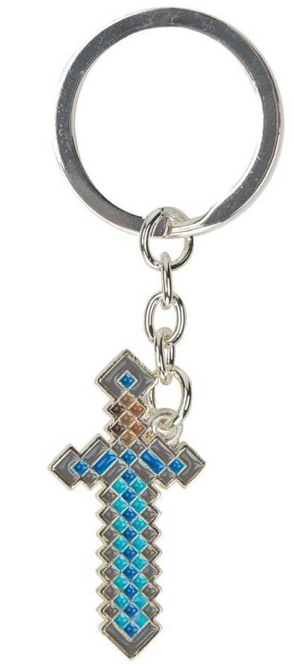 Minecraft - Diamond Sword Metal Keychain - Heromic