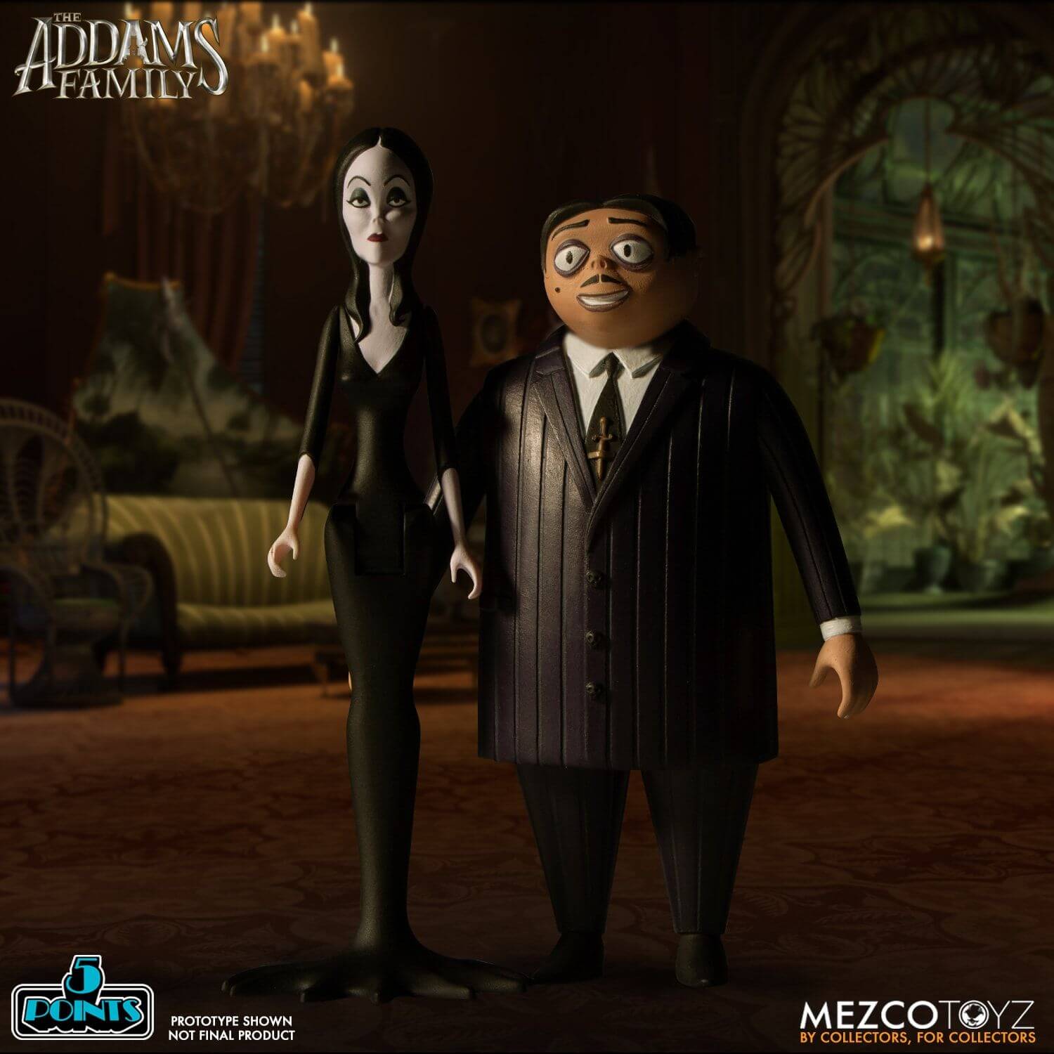 The Addams Family - 5 Points Action Figure The Complete Set - Heromic
