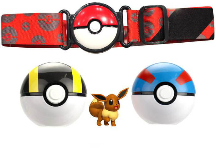Pokemon - Clip 'N' Go Pokeball Belt Eevee - Heromic