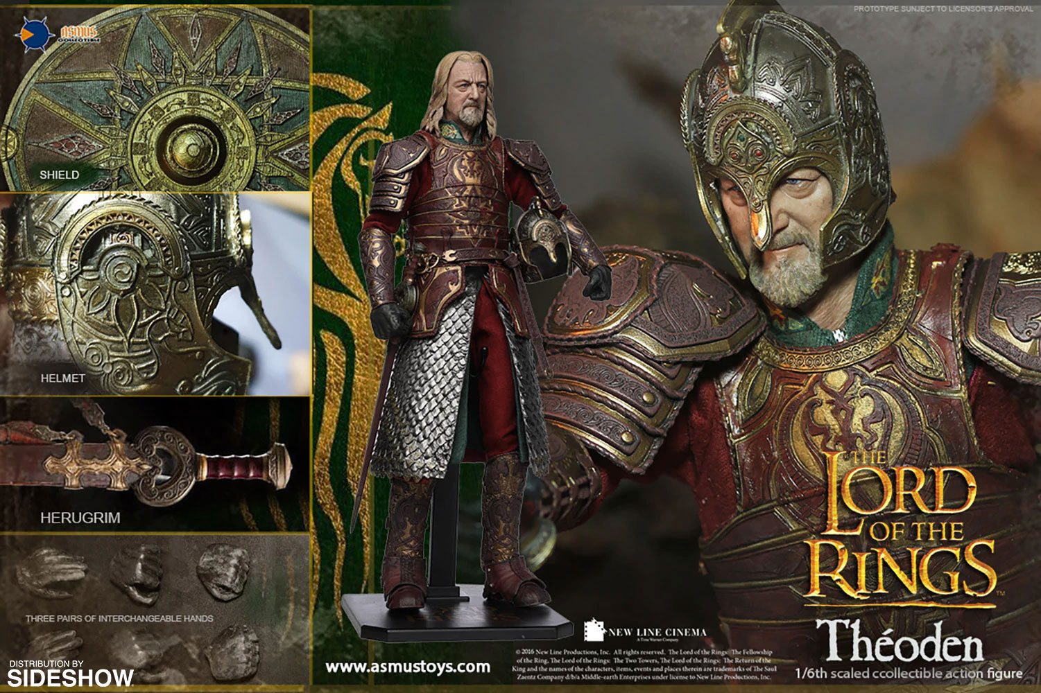 Lord of the Rings - Théoden Action Figure - 1/6 - Heromic