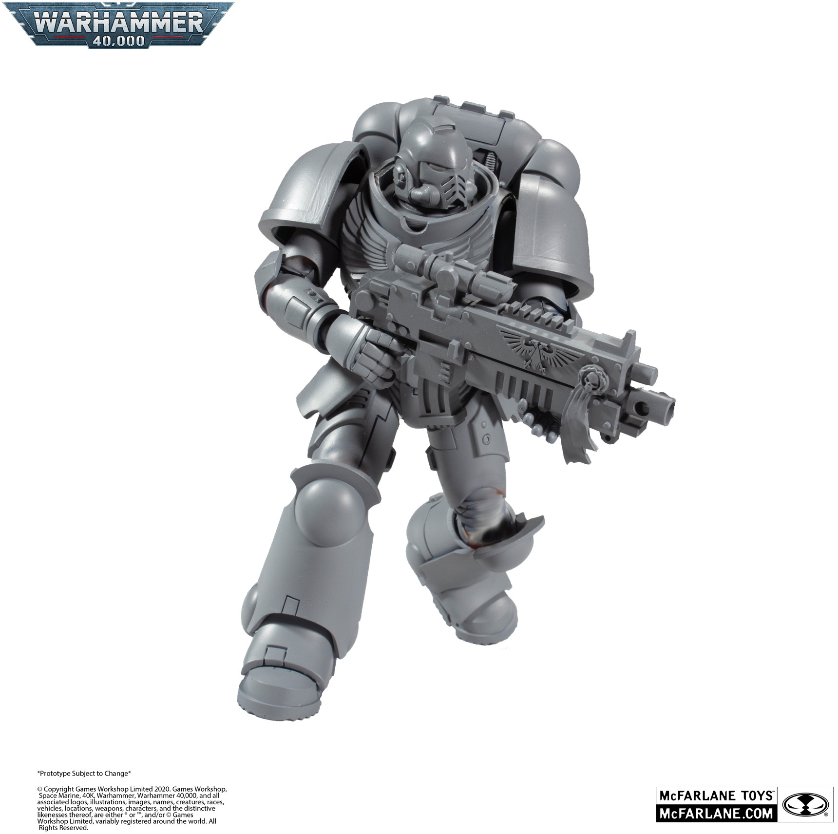 Warhammer 40,000 - Space Marine Primaris Intercessor (Unpainted) - Heromic