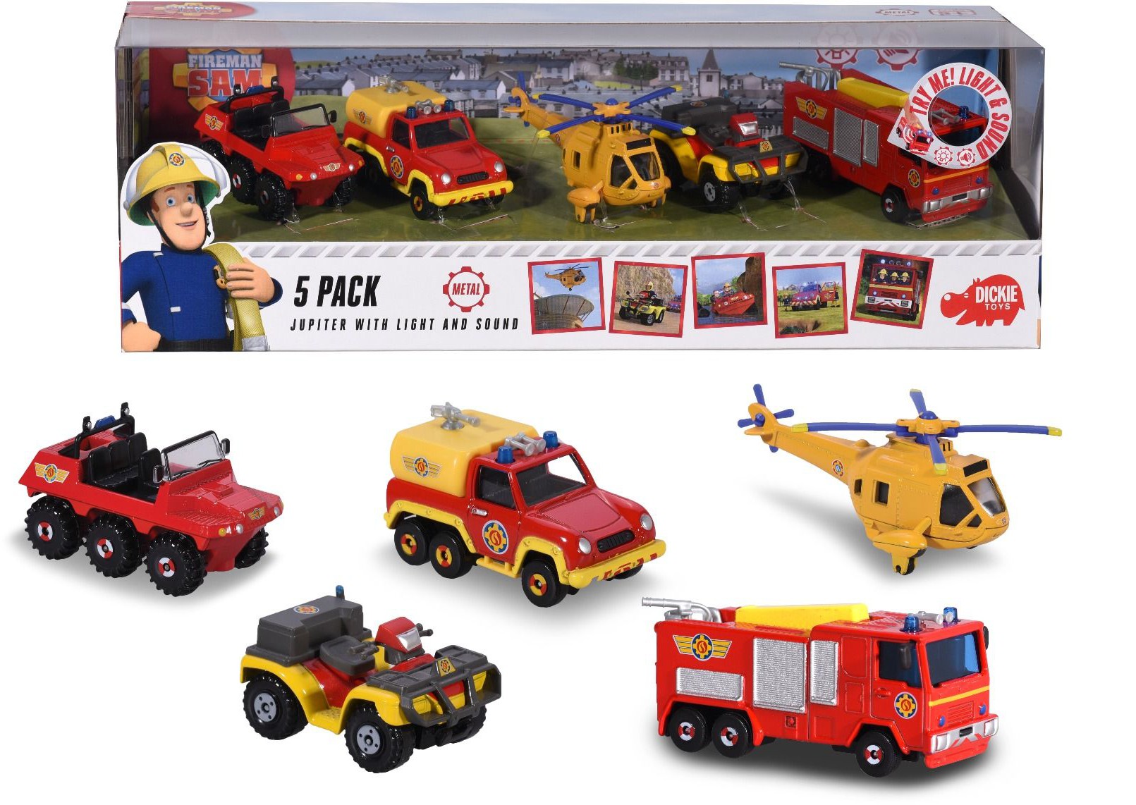 Fireman Sam - Vehicle 5-Pack - Heromic