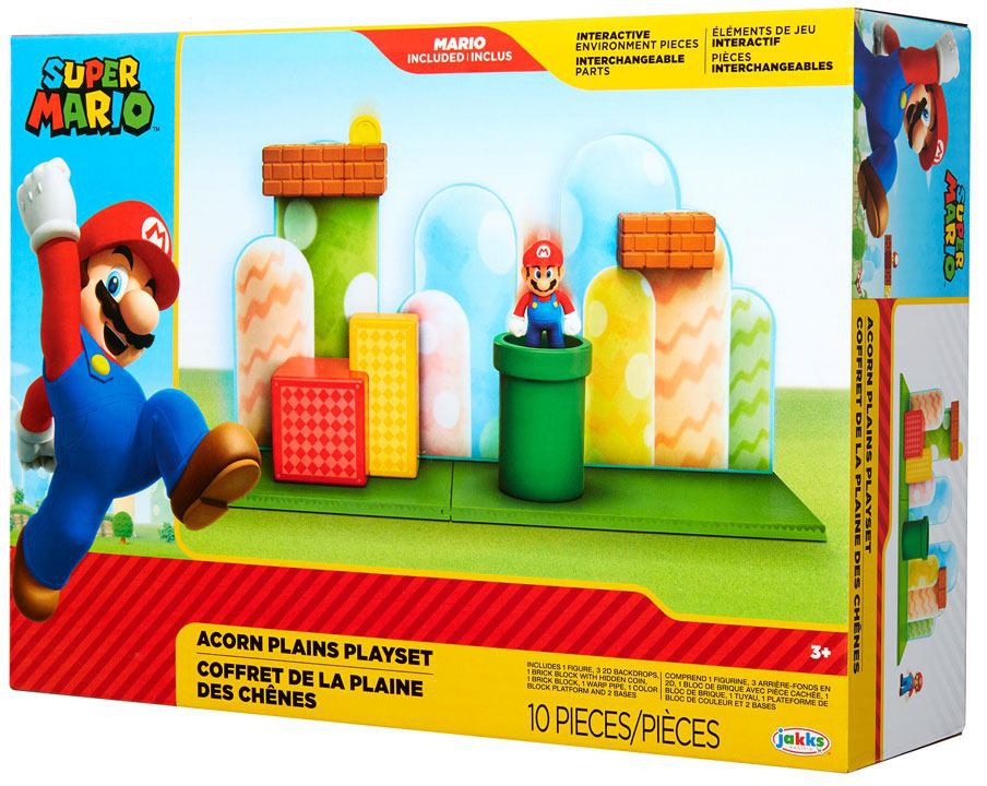 World of Nintendo - Super Mario Playset Acorn Plains - Heromic