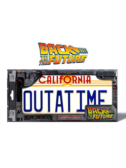 Back To The Future - OUTATIME DeLorean License Plate - 1/1 - Heromic