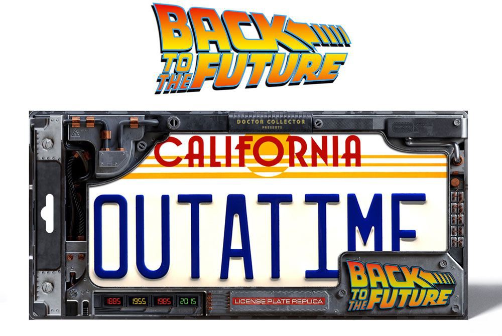 Back To The Future - OUTATIME DeLorean License Plate - 1/1 - Heromic