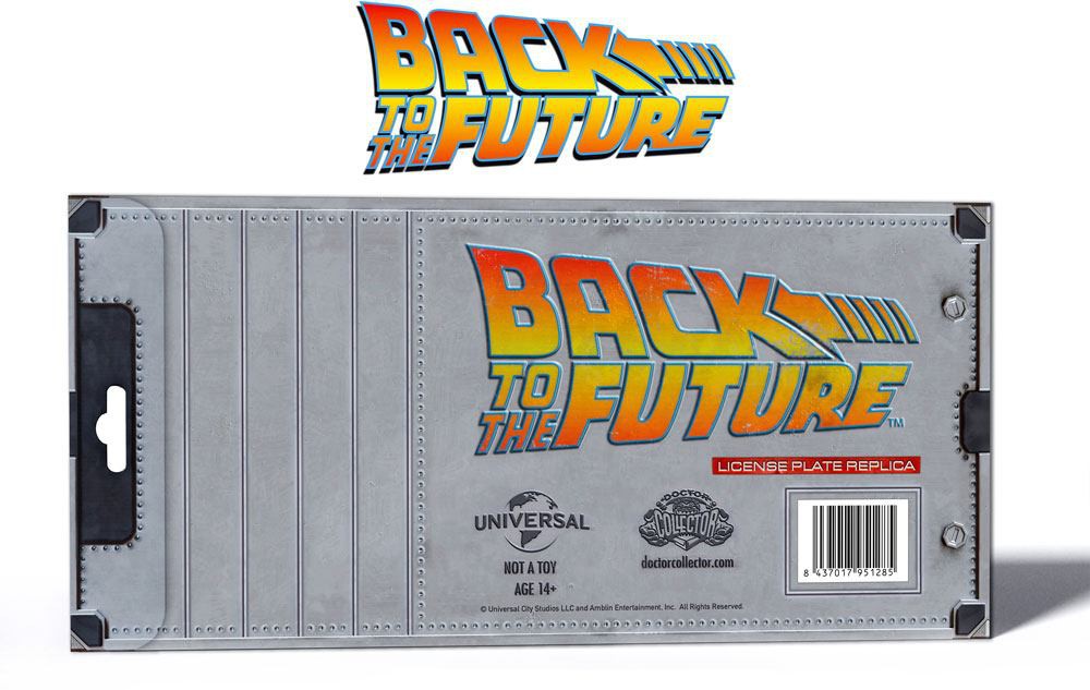 Back To The Future - OUTATIME DeLorean License Plate - 1/1 - Heromic