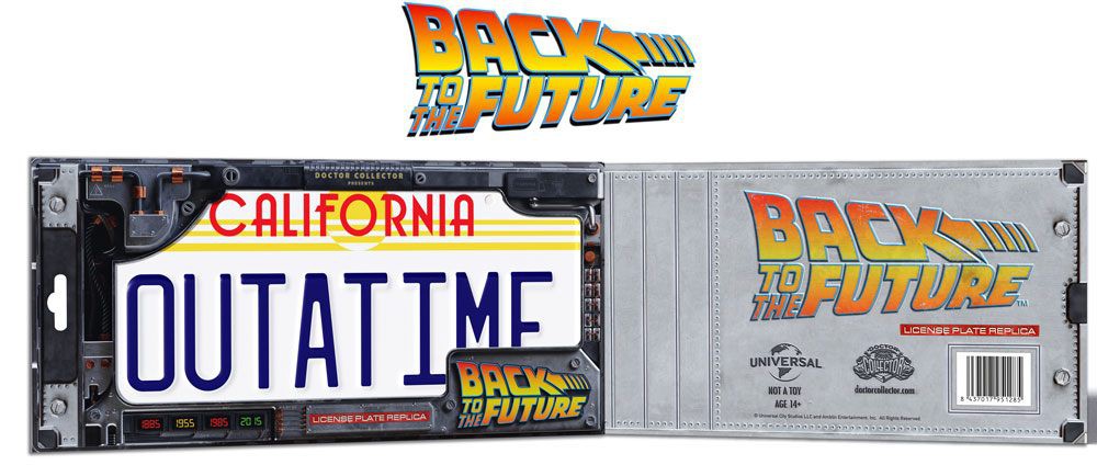 Back To The Future - OUTATIME DeLorean License Plate - 1/1 - Heromic