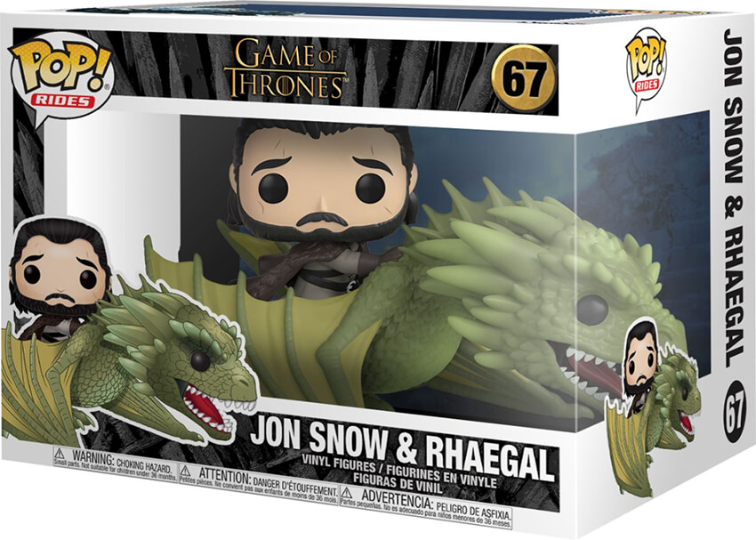 Funko POP! Rides: Game of Thrones - Jon Snow & Rhaegal - Heromic