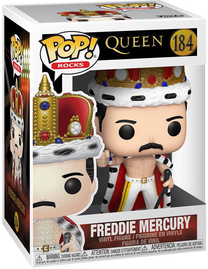 Funko POP! Rocks: Queen - Freddie Mercury (with crown) - Heromic