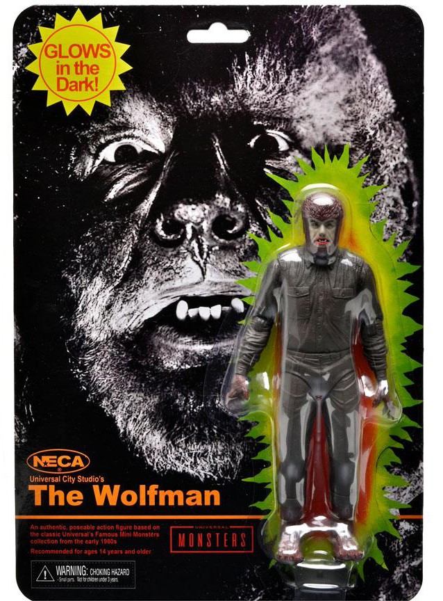 Universal Monsters - Retro Glow in the Dark Wolfman - Heromic