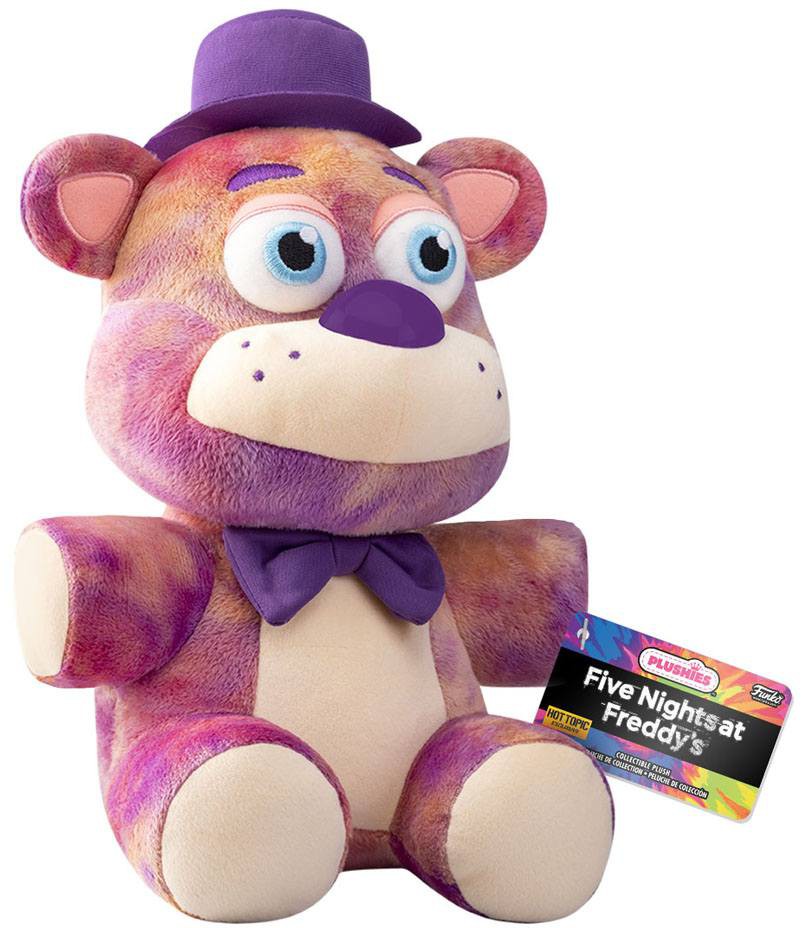 Five Nights At Freddys Tie Dye Freddy Jumbo Plush 25 Cm Heromic