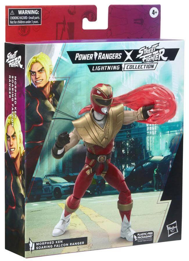 Power Rangers x Street Fighter - Morphed Ken Soaring Falcon Ranger ...