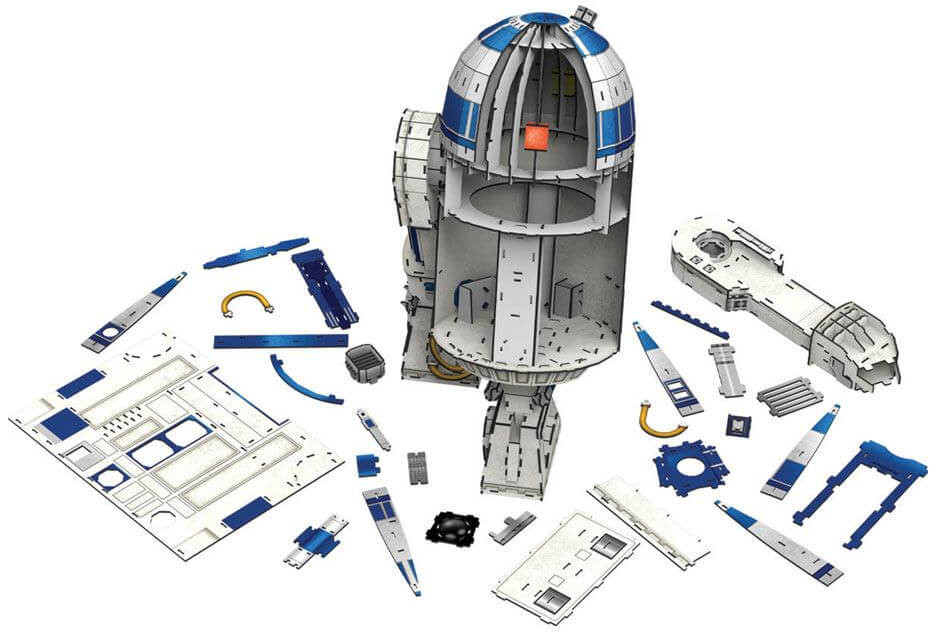 Star Wars - R2-D2 3D Puzzle (310 pieces) - Heromic