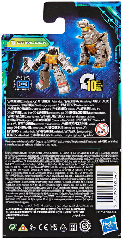 Transformers Legacy: Evolution - Dinobot Grimlock Core Class ...