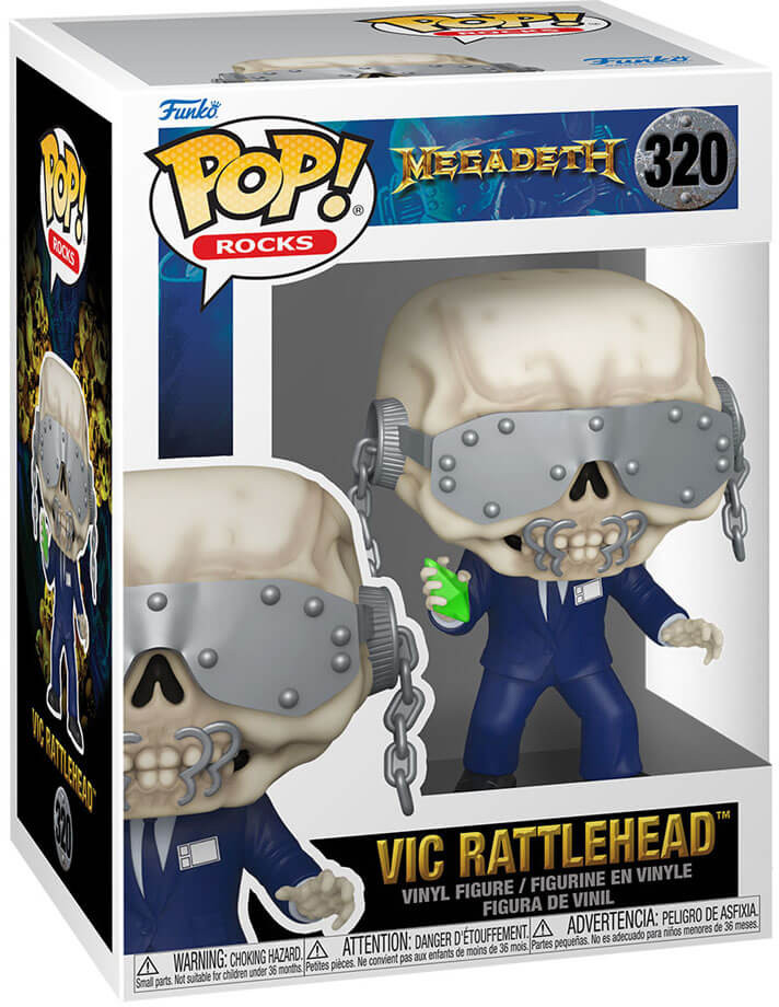 Funko POP! Rocks: Megadeth - Vic Rattlehead - Heromic
