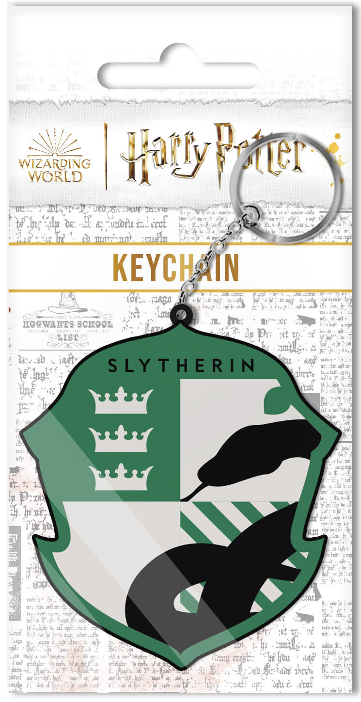 Harry Potter - Slytherin Rubber Keychain - Heromic
