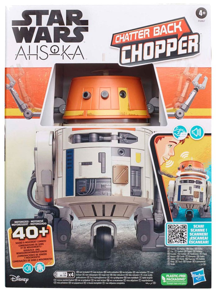 Star Wars: Ahsoka - Animatronic Chatter Back Chopper - Heromic