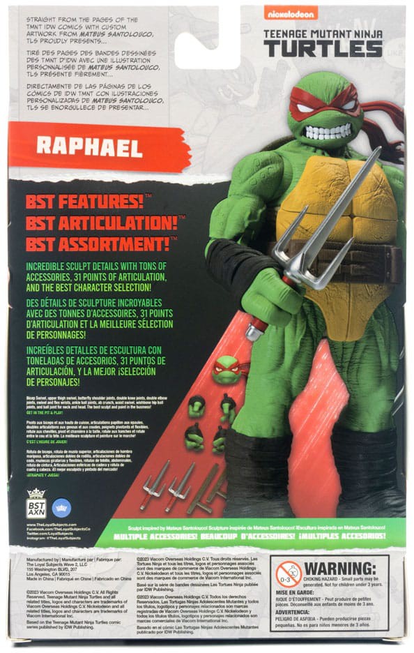 Teenage Mutant Ninja Turtles - Raphael (IDW Comics) - BST AXN - Heromic