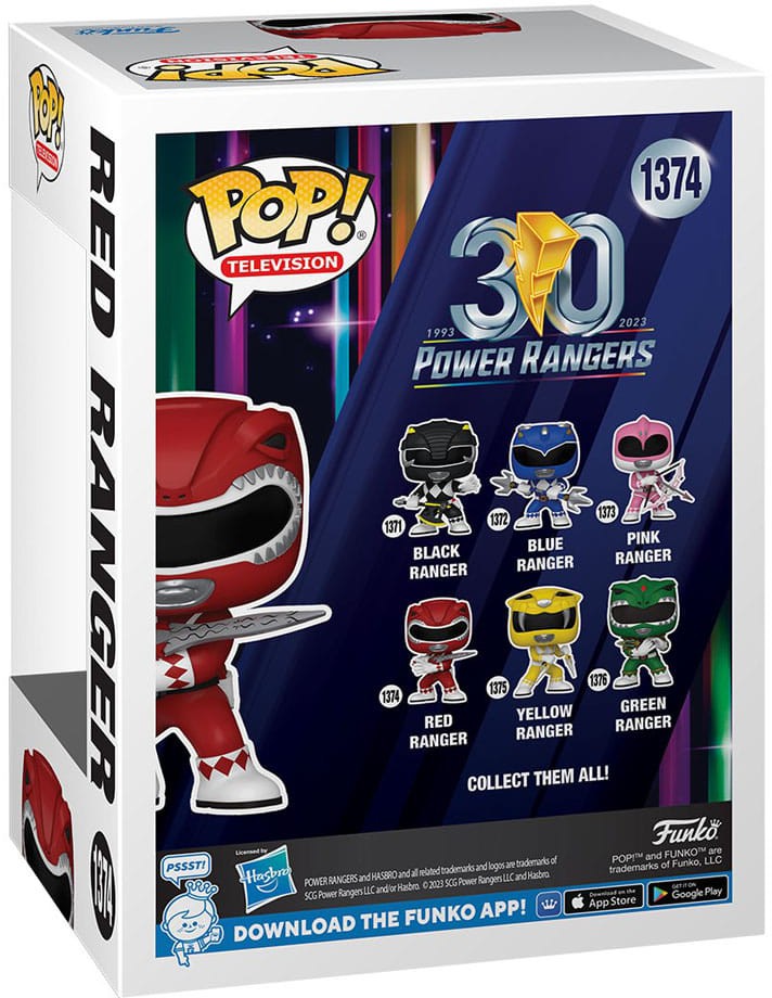 Funko POP! Television: Power Rangers 30th - Red Ranger - Heromic