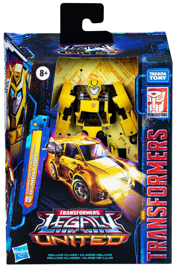 Transformers Legacy United - Animated Universe Bumblebee Deluxe Class ...