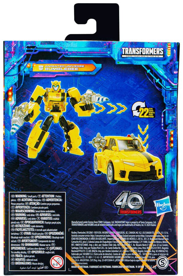 Transformers Legacy United - Animated Universe Bumblebee Deluxe Class ...