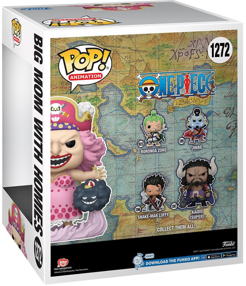 Funko Super Sized POP! Animation: One Piece - Big Mom with Homies - Heromic