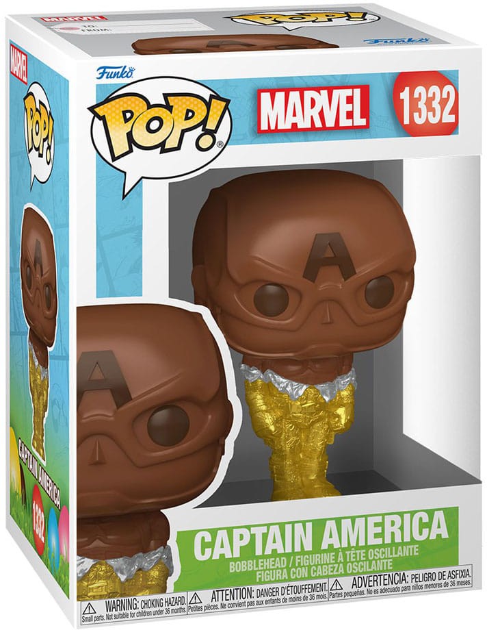 Funko POP! Marvel: Easter - Chocolate Captain America - Heromic