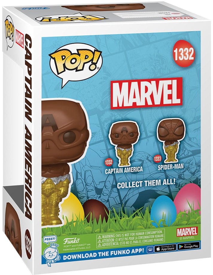 Funko POP! Marvel: Easter - Chocolate Captain America - Heromic